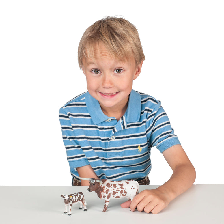 Big Country Toys | Longhorn Cow & Calf | Farm & Ranch Toys ...